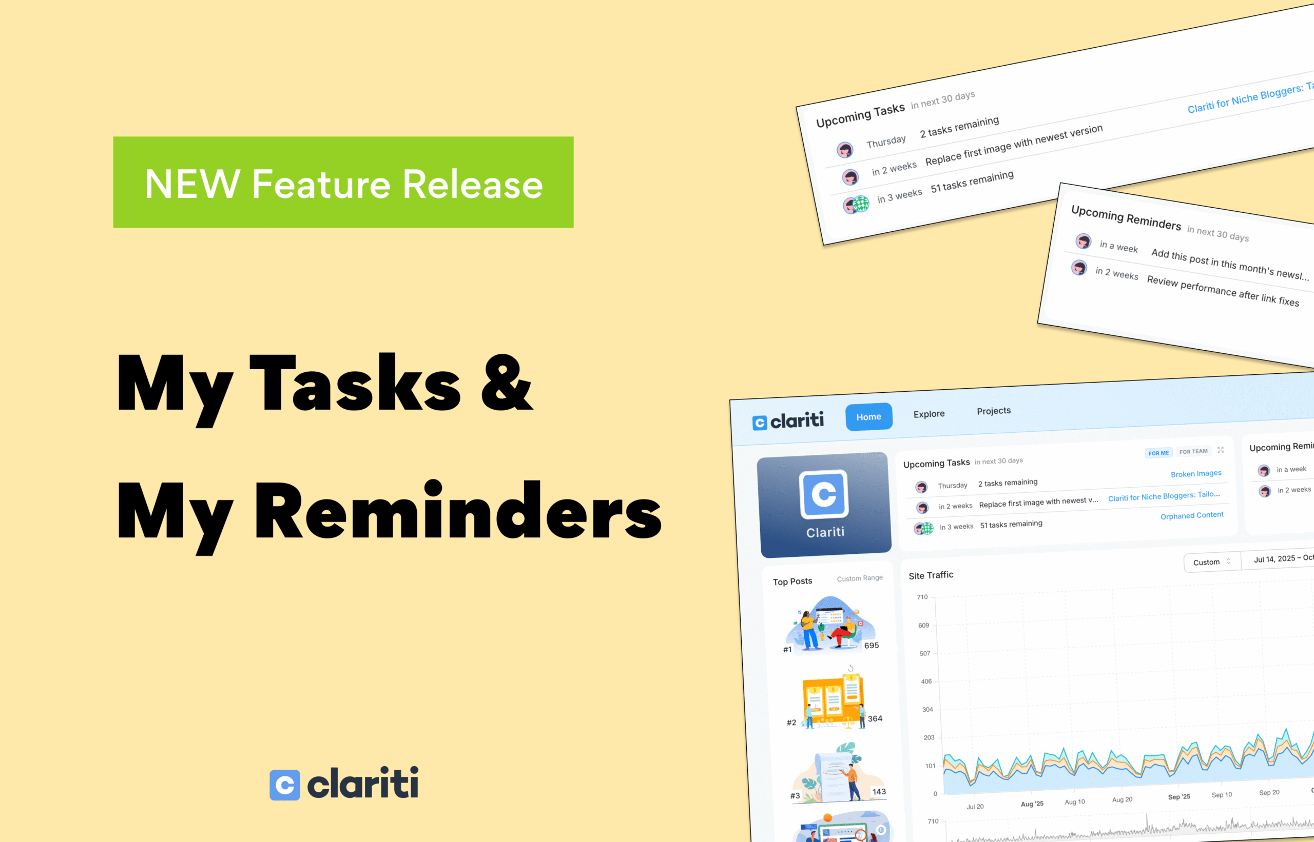 New in Clariti: My Tasks & My Reminders - A Smarter, More Organized ...